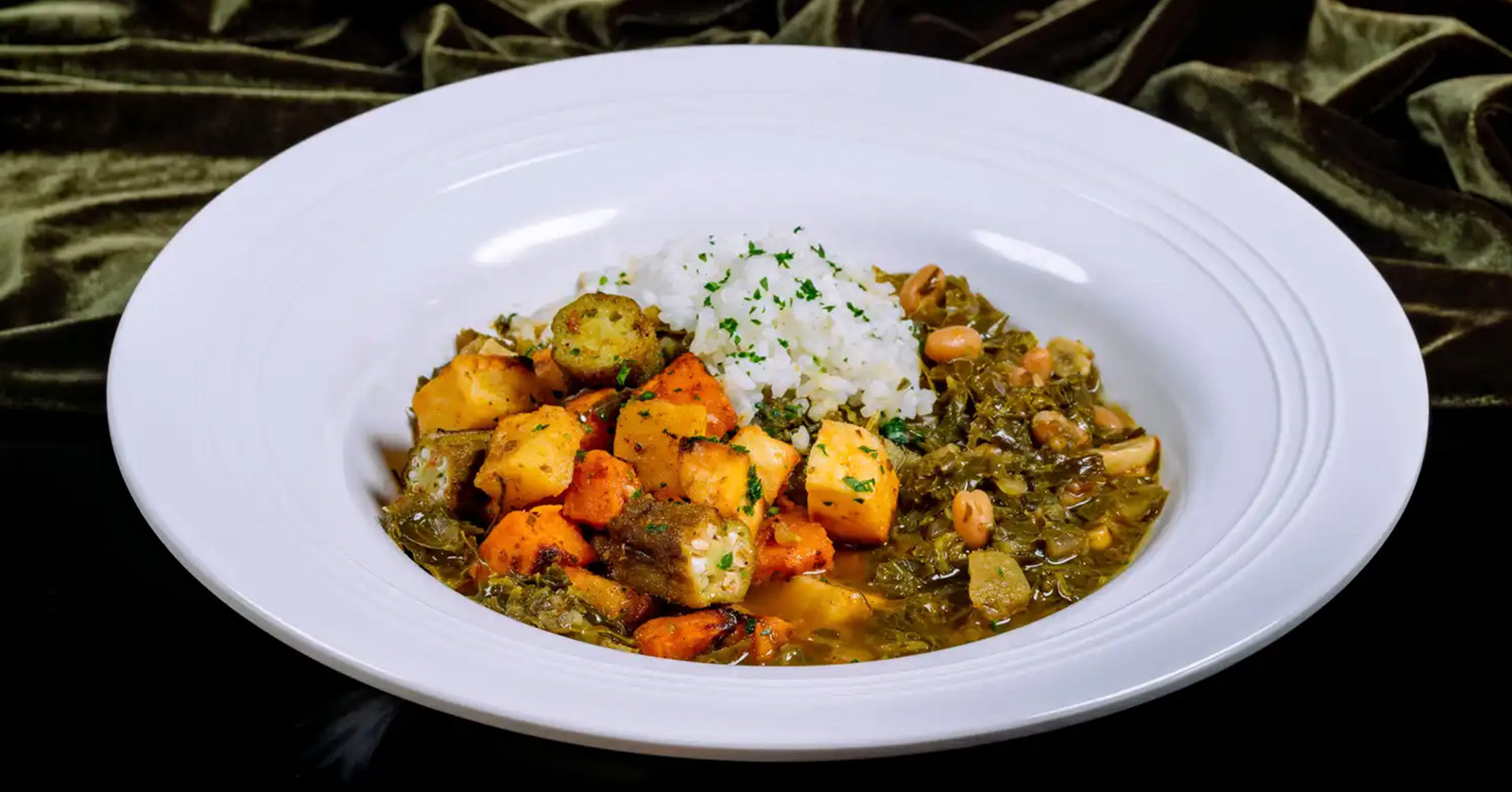 Disneyland’s New Tiana’s Palace to Offer Plant-Based ‘7 Greens Gumbo’