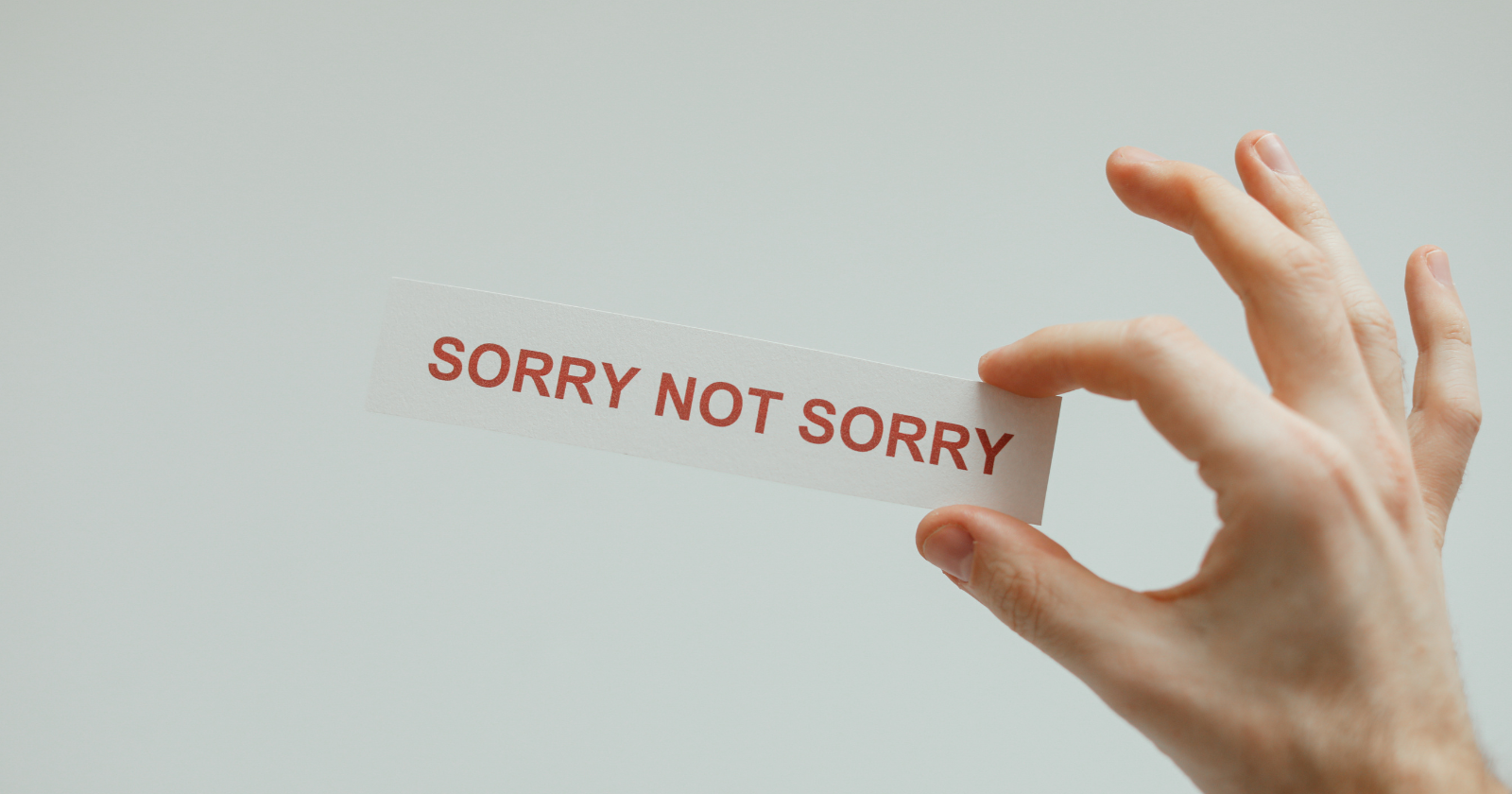 People who apologize too much usually grew up hearing one of these 7 ...