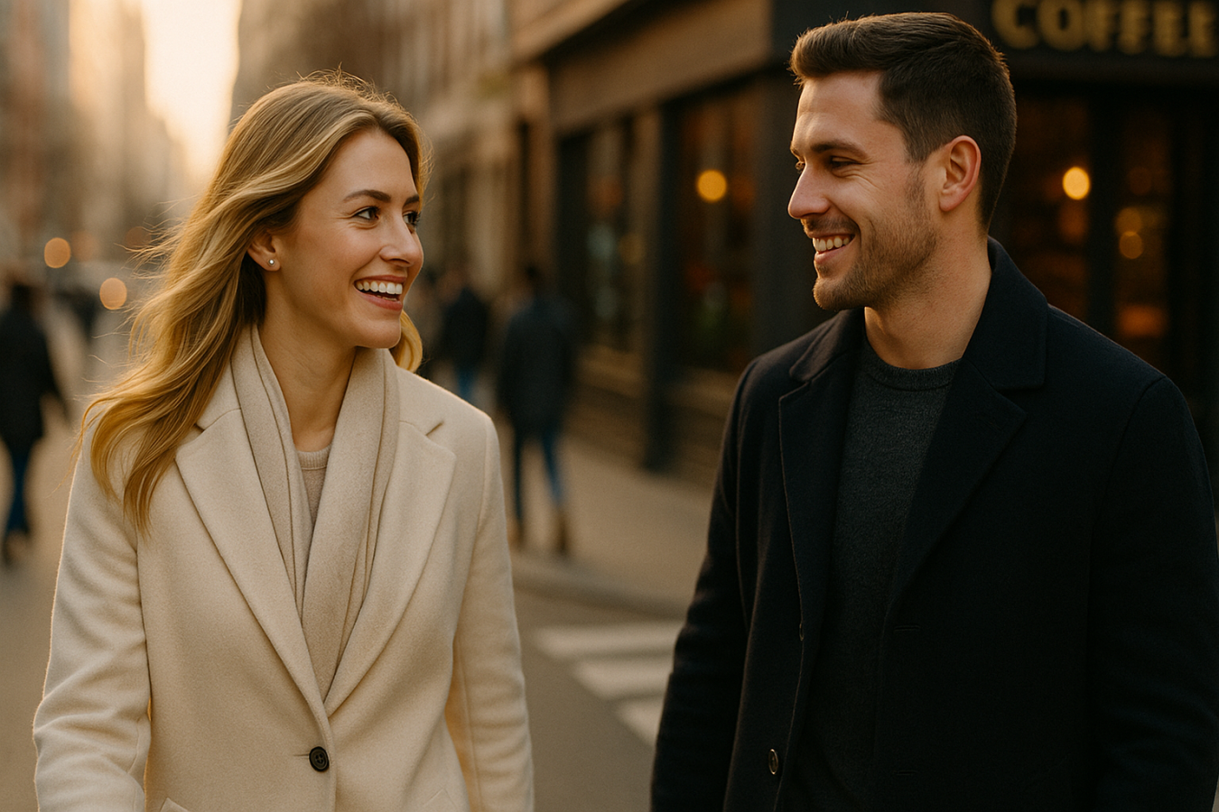 Psychology says people who make eye contact and smile while passing ...