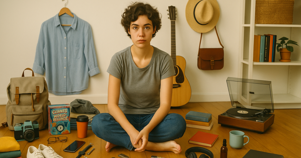 Gandi blue film dropped by to meet Allison at her condo,